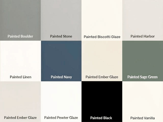 Waypoint Painted Color Chips - Good Value Direct Cabinets